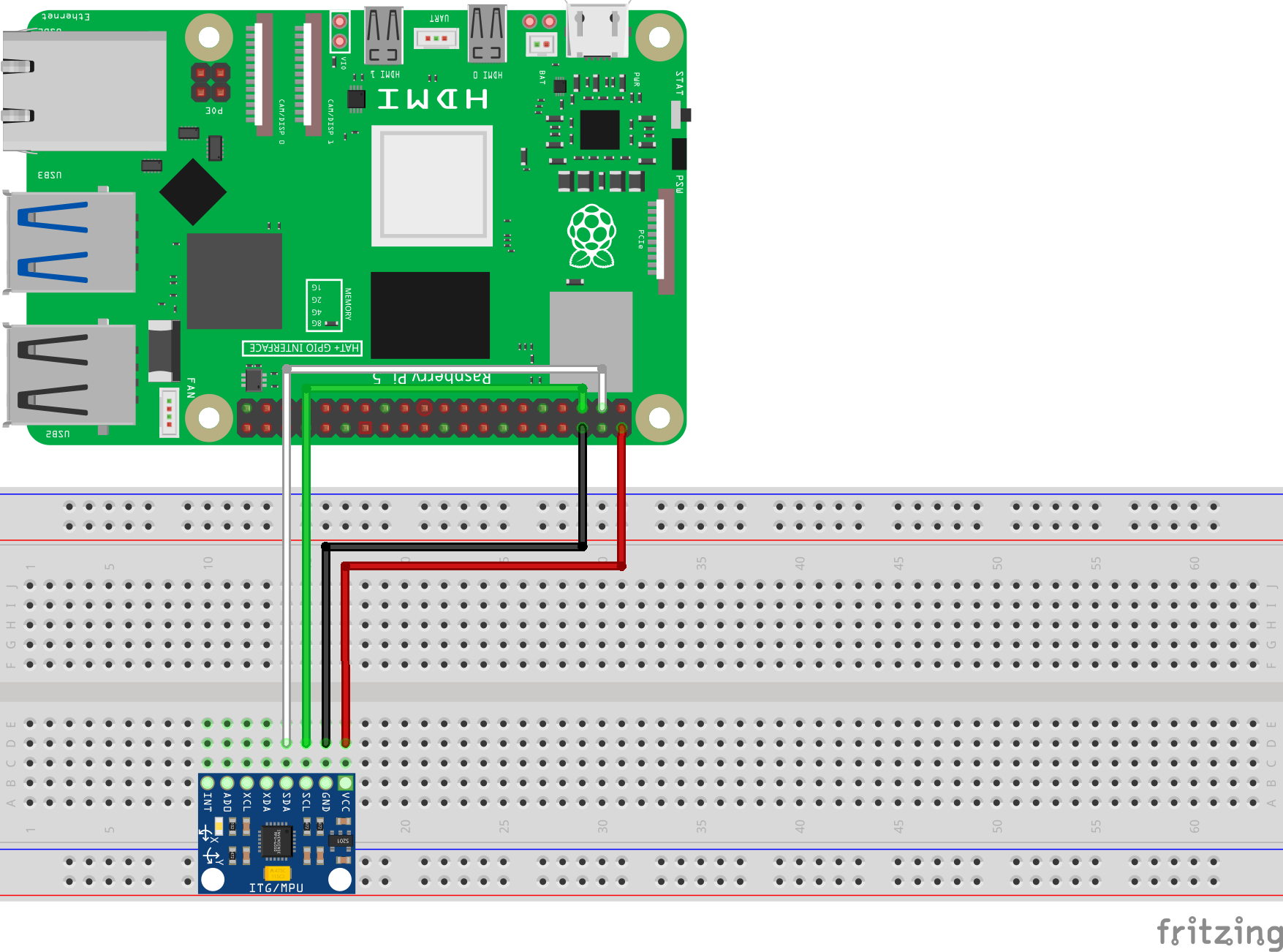3D веб визуализация MPU6050 — документация Alash Raspberry Pi 4 Kit